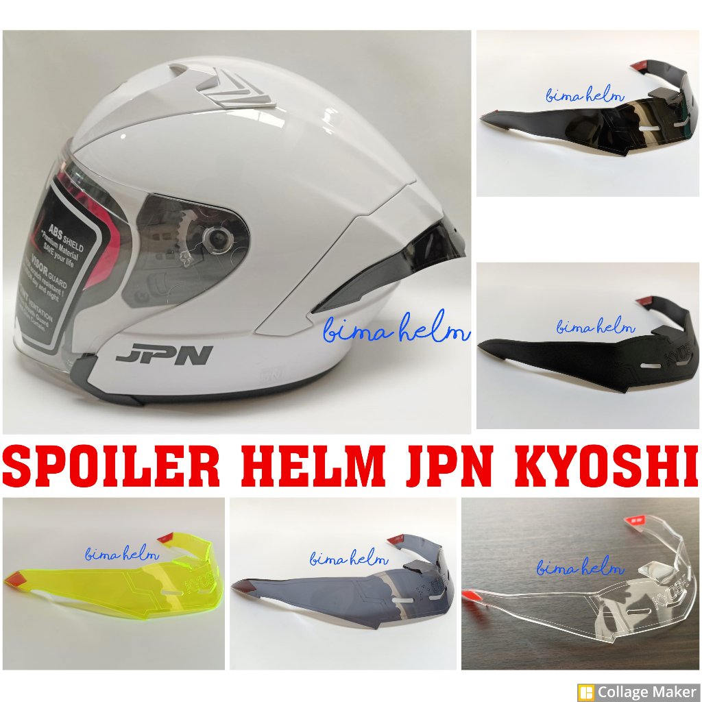 Jual SPOILER HELM JPN KYOSHI ALL VARIANT | Shopee Indonesia