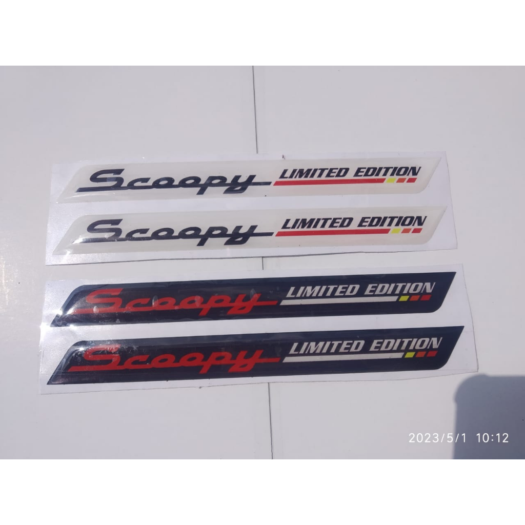 Jual Stiker emblem timbul variasi scoopy motif keren terbaru simpel ...