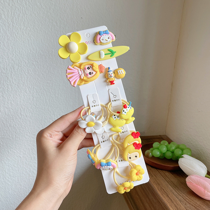 Jual (ISI 15 PCS) Jepit Mix Boneka Korea Cute Girl / Jepitan Anak ...