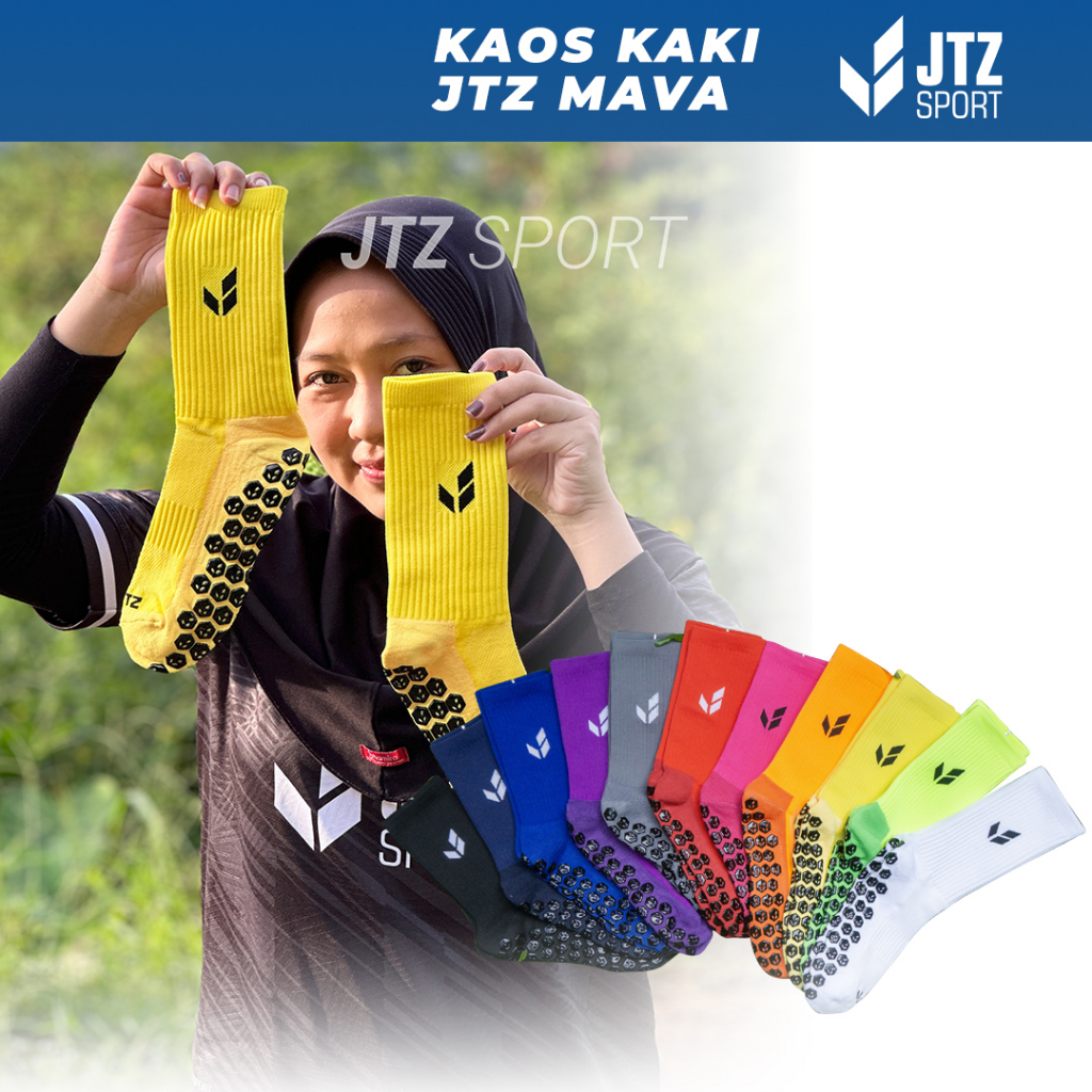 Jual Kaos Kaki JTZ Mava Anti Slip Futsal - Kaos Kaki Tenis, Basket ...