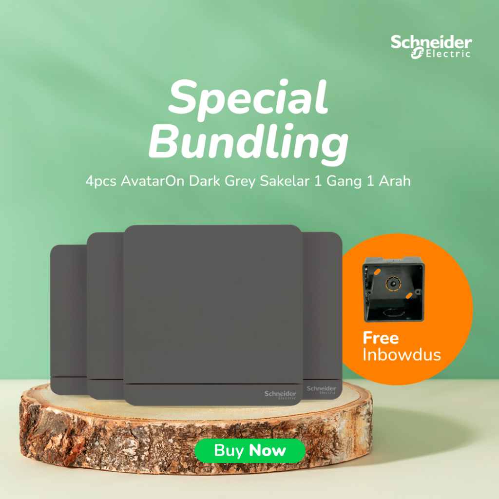 Jual Bundle Schneider Electric Avataron Saklar DG 1G 1A (Free Inbowdus ...