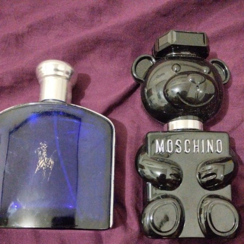 Jual botol parfum kosong polo dan moschino asli | Shopee Indonesia