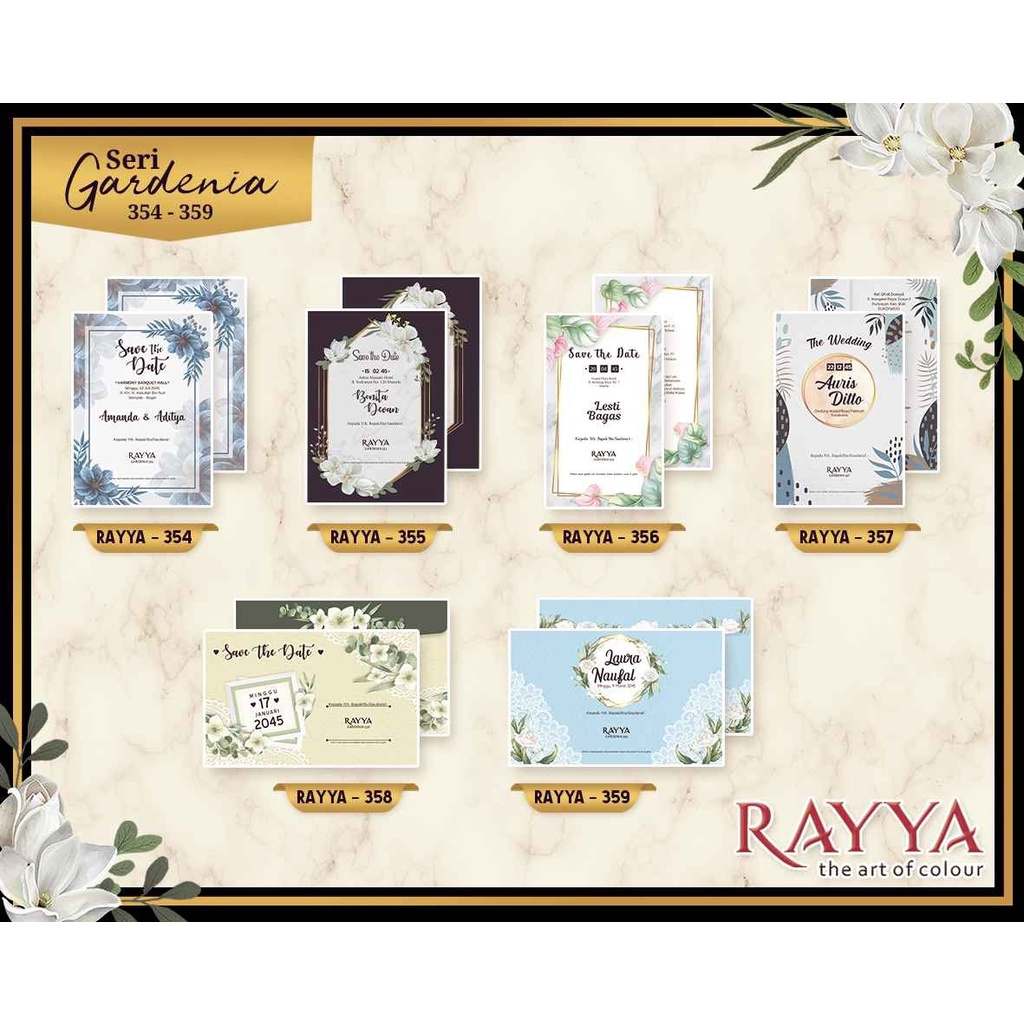 Jual UNDANGAN WEDDING CETAK (Free Kemasan + Label Nama) - EDISI RAYYA ...