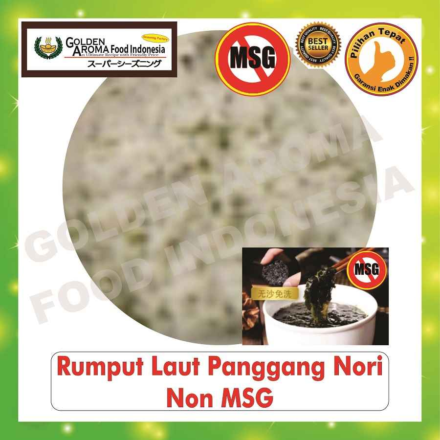 Jual Bumbu Tabur Rasa Rumput Laut Panggang Nori Non MSG 1Kg Bubuk ...