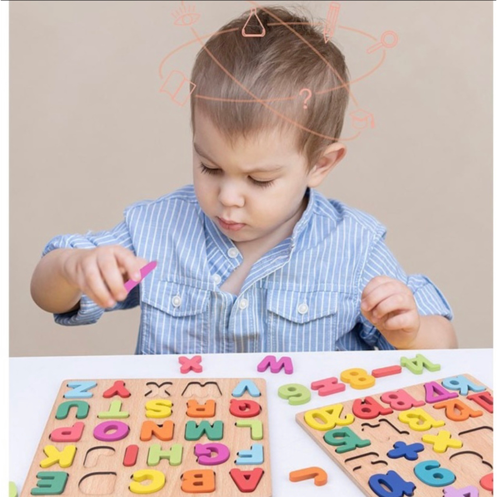Jual Puzzle Alphabet / Alphabet Chunky Puzzle / Mainan Warna Warni ...
