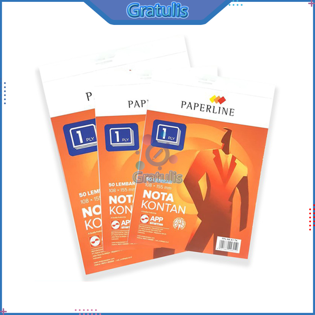 Jual NOTA PEMBELIAN 1 PLY PAPERLINE [PPL-NK-K1-TK/1 BUKU] / NOTA KONTAN ...