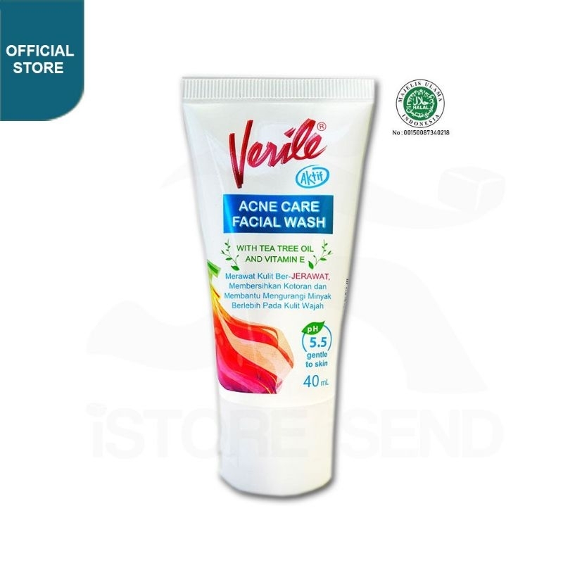 Jual Verile Acne Care Facial Wash 40ml | Shopee Indonesia