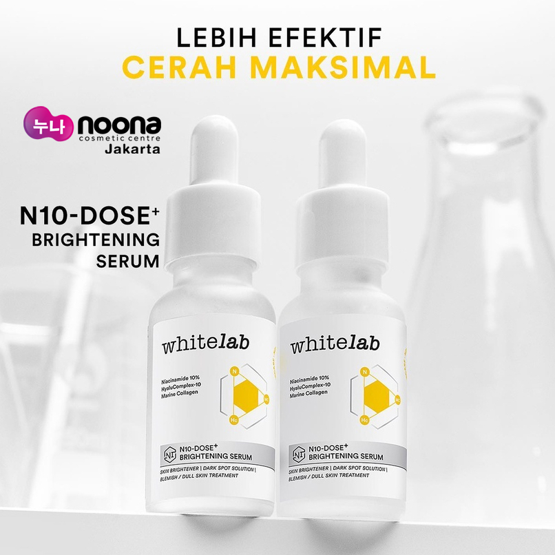 Jual WHITELAB N10-Dose+ NIACINAMIDE 10% INTENSE BRIGHTENING SERUM (NEW ...