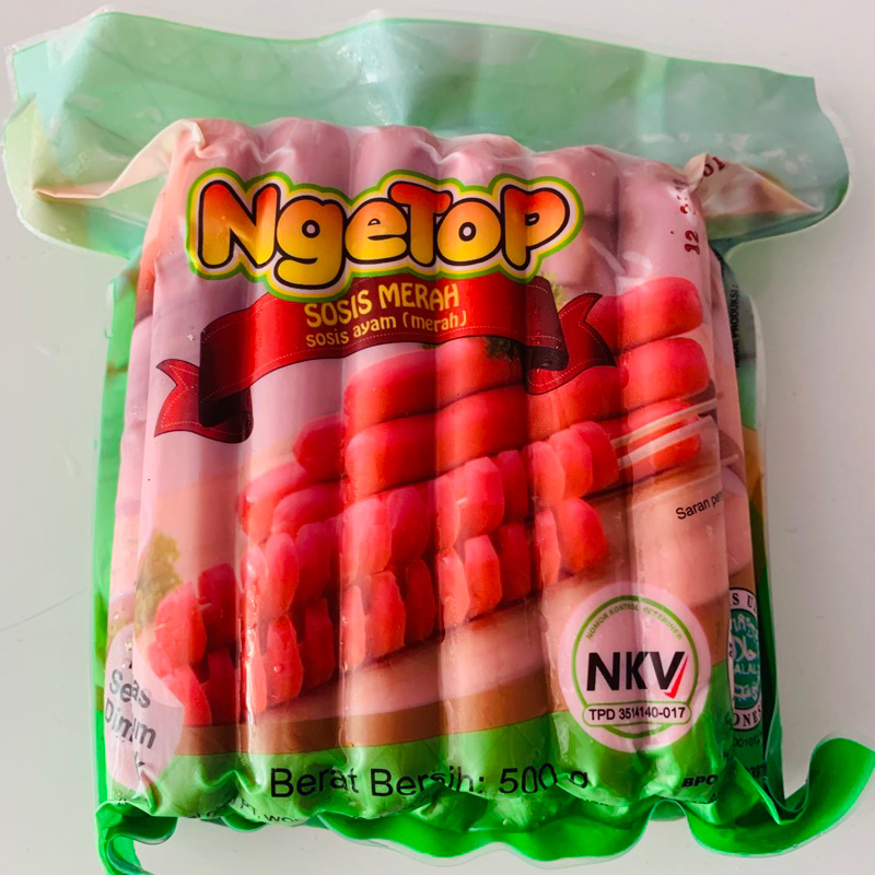 Jual sosis ngetop merah 500gr | Shopee Indonesia