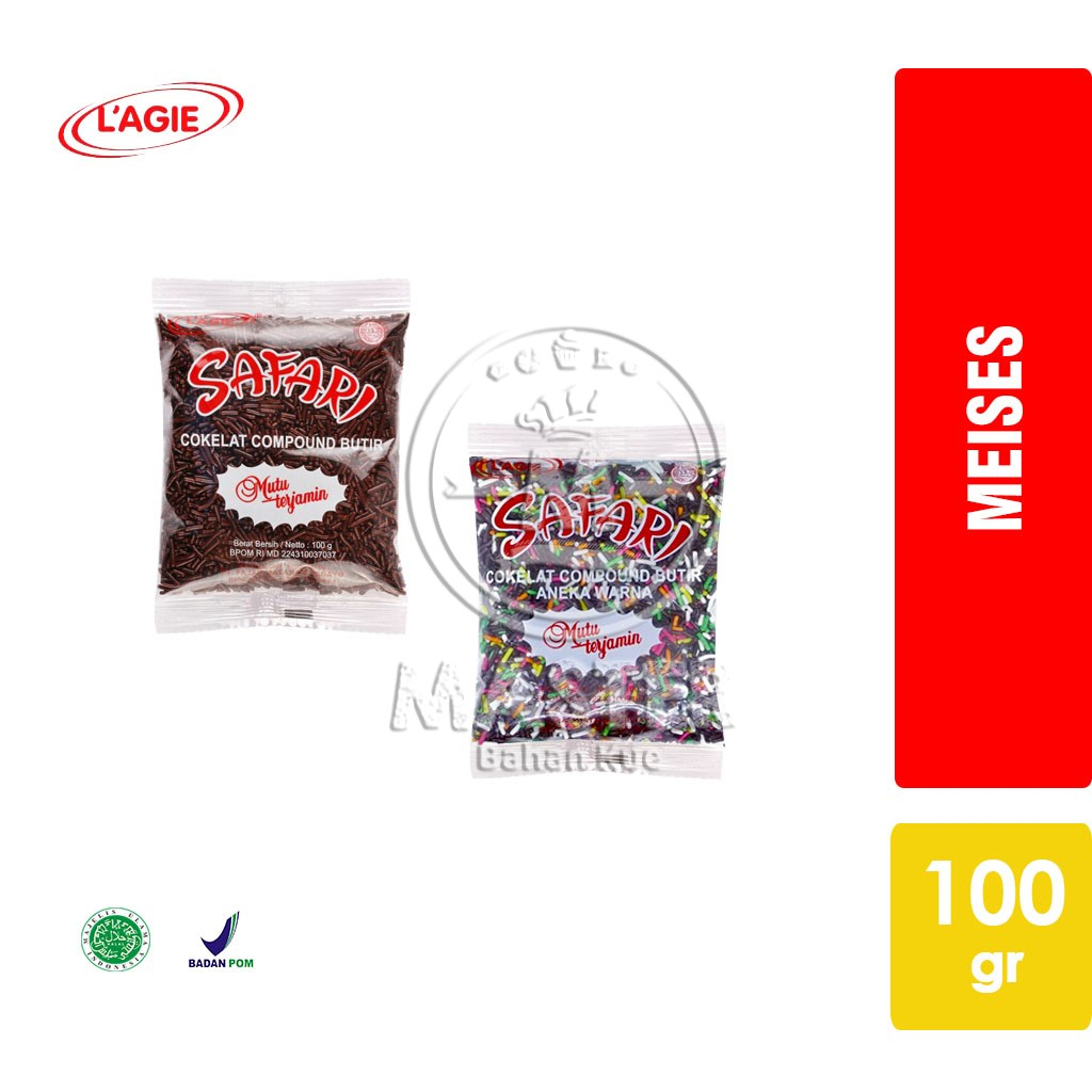 Jual Meses Coklat Safari Meises Cokelat Butir [100 gr] | Shopee Indonesia