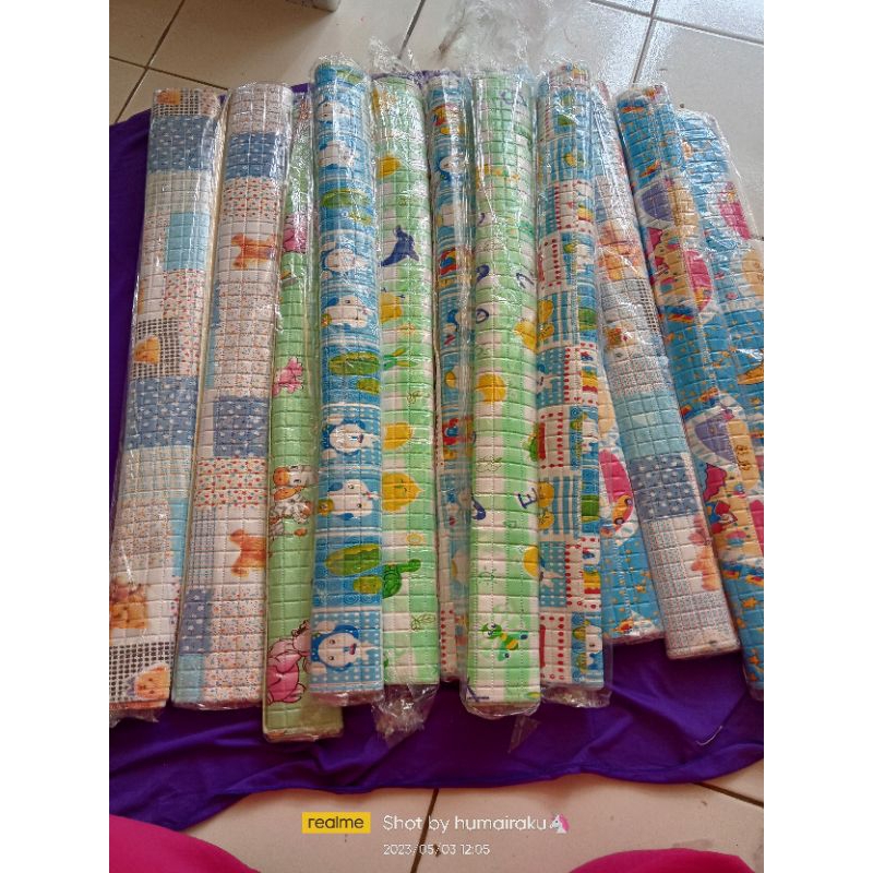Jual Perlak bayi waterproof karpet ompol bayi lentur ukuran 70X60 cm ...