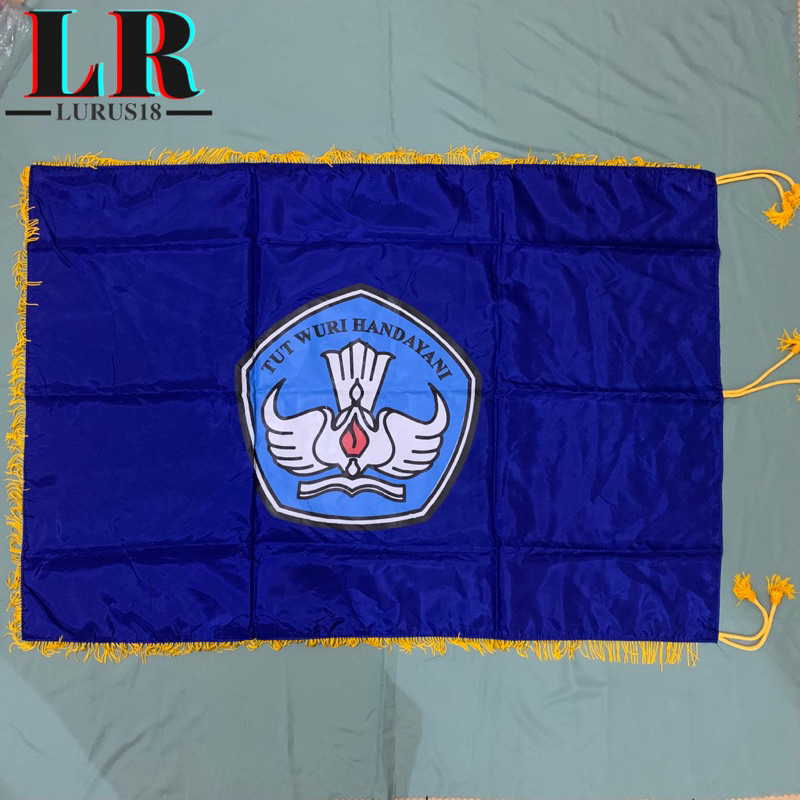 Jual BENDERA TUT WURI HANDAYANI BIRU 80X110 KAIN TETORON JUMPING ...