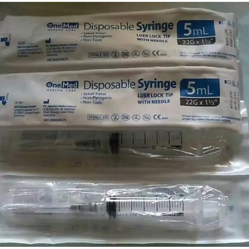 Jual Spuit Onemed 5ml/5cc per box | Shopee Indonesia