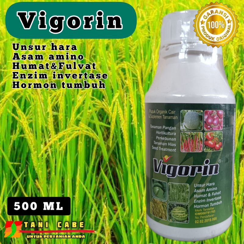 Jual VIGORIN pupuk organik cair 500 ml | Shopee Indonesia