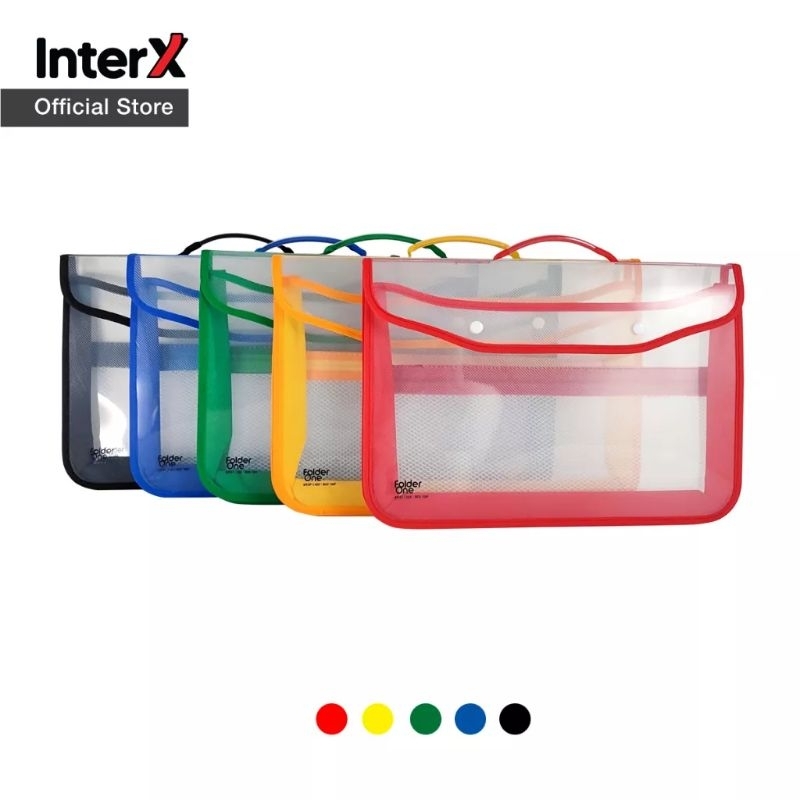 Jual Map Plastik zipper Tenteng Kancing F4/ School Bag Sekolah Kantor ...