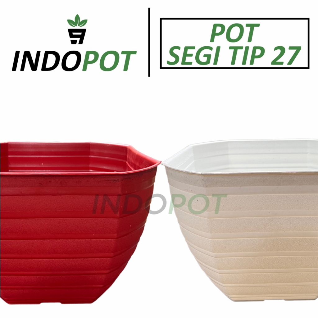 Jual Pot TIP 27 Persegi | Pot Persegi | Pot TIP Motif Seperti Tawon ...