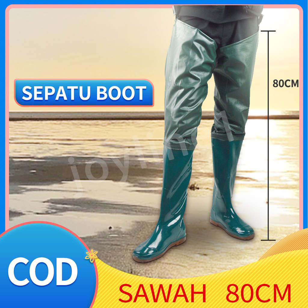Jual SEPATU BOOTS SAWAH PETANI NELAYAN RAWA CUCI MOBIL PANJANG ANTI AIR ...