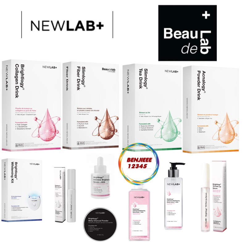 Jual Newlab NEWLAB Newlab+ slimming tea collagen drink teh diet detox green pelangsing kolagen ...