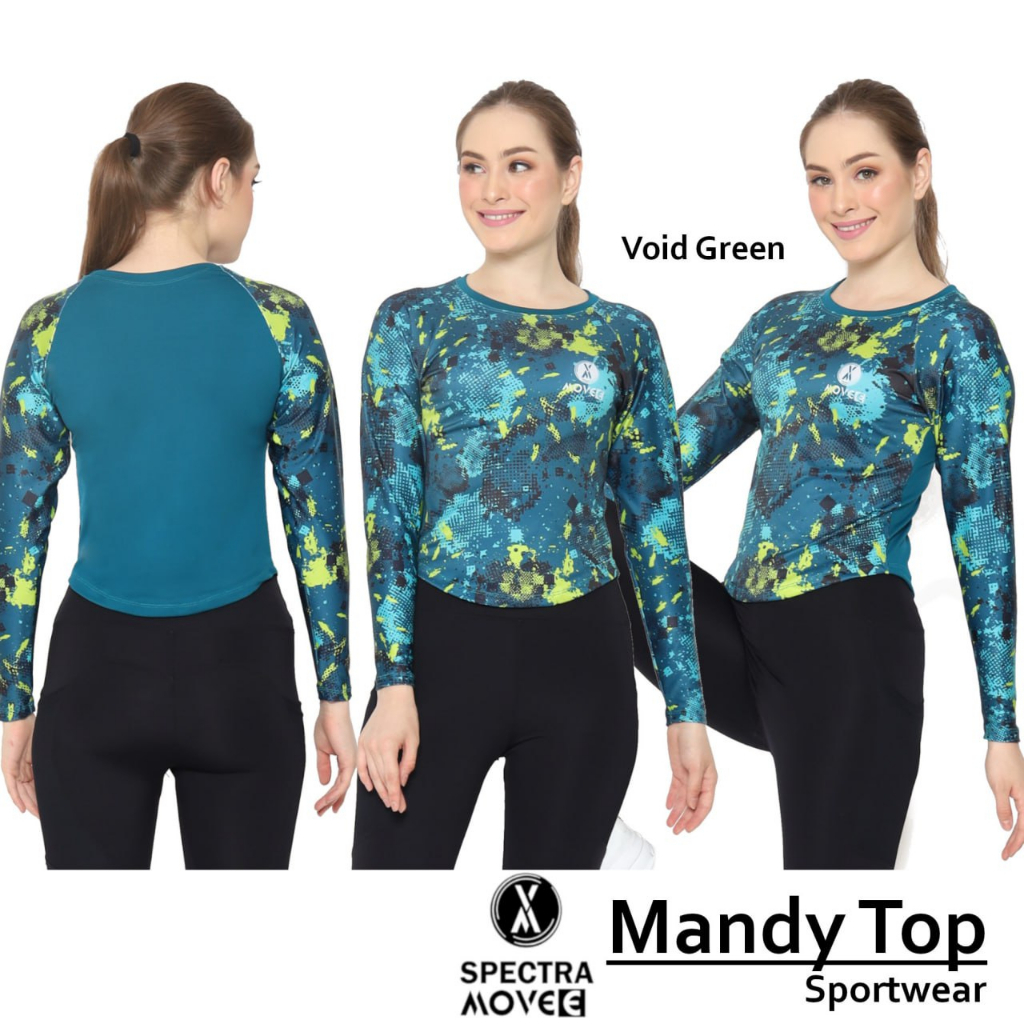 Jual Baju Senam M-XXL MANDY TOP kaos tangan panjang kaos senam murah ...