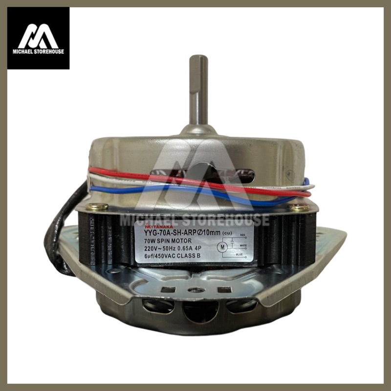 Jual DINAMO SPIN MOTOR PENGERING MESIN CUCI SHARP YYG 70 WATT AS 10 MM | Shopee Indonesia