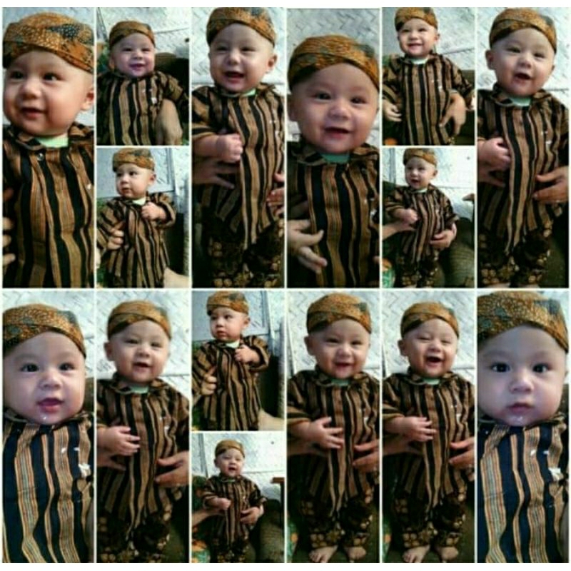 Jual SURJAN LURIK ANAK ATASAN BAJU ADAT JAWA PAKAIAN TRADISIONAL JOGJA ...