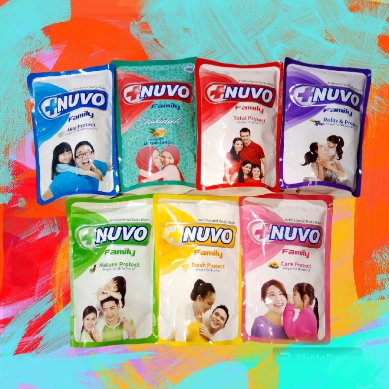Jual Nuvo Sabun Mandi Cair Pouch 400 ml & 825 ml (Macam-Macam Varian ...
