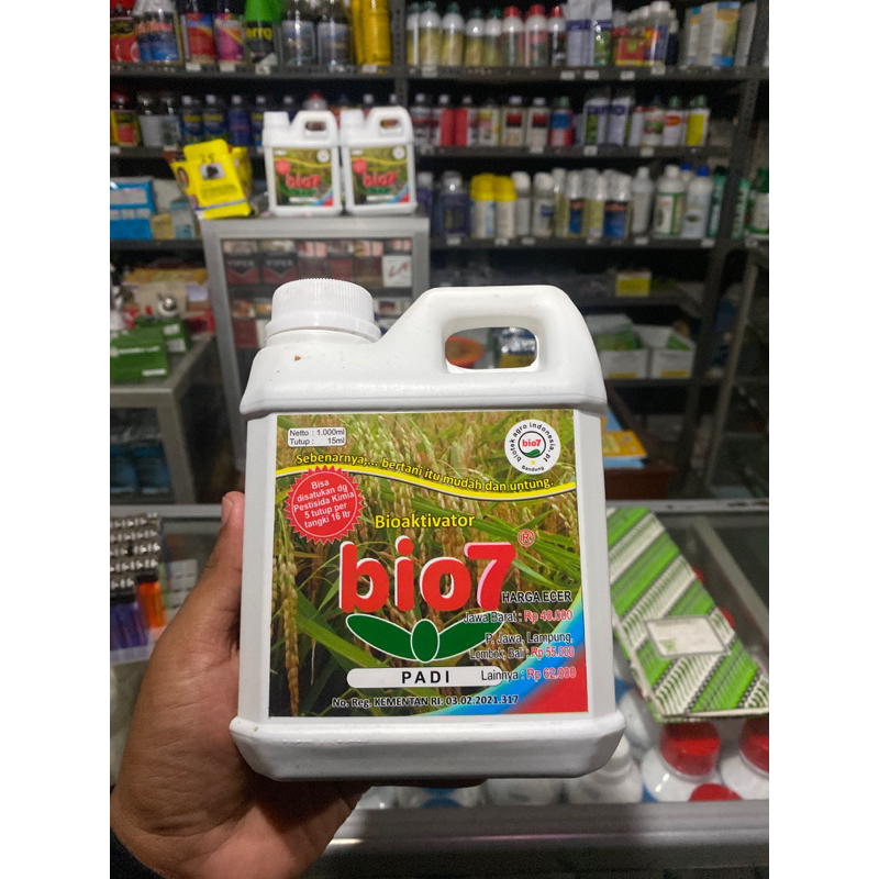 Jual PUPUK ORGANIK CAIR HAYATI BIOAKTIVATOR BIO7 PADI PALAWIJA 1 LITER ...