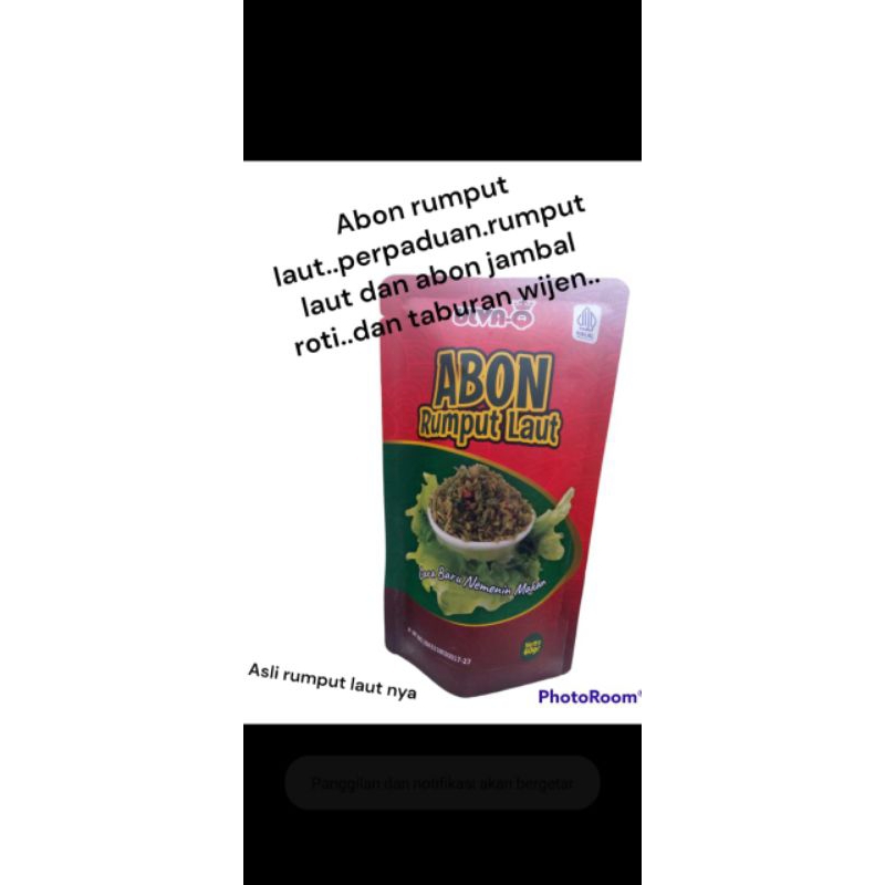 Jual snack/ nori/ keripik rumput laut aneka rasa khas priangan pantai ...
