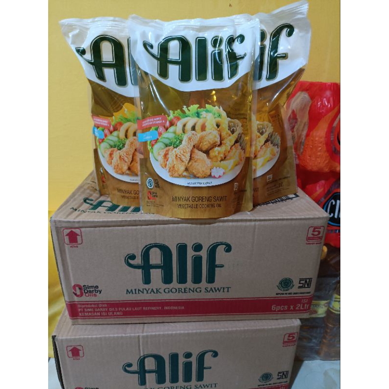 Jual Minyak Goreng PREMIUM ALIF 2lt | Shopee Indonesia