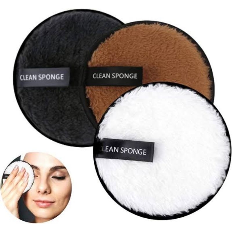 Jual Sponge Make Up Removal Face Cleaning Puff Makeup Removal Clean ...