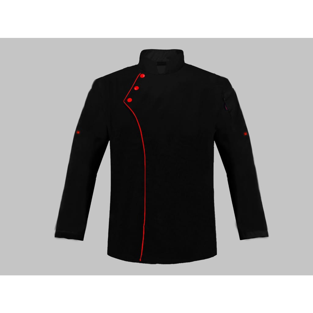 Jual Baju Chef Seragam Chef Kemeja Koki Kemeja Chef Dapur Style Unisex ...