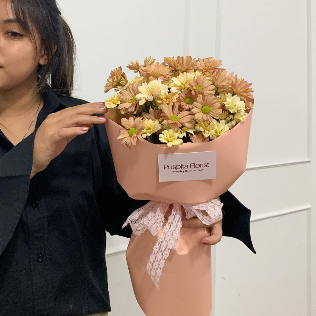 Jual BOUQUET BUNGA "Aster Bouquet" (BUNGA ASLI/FRESH FLOWER/BUKET ...