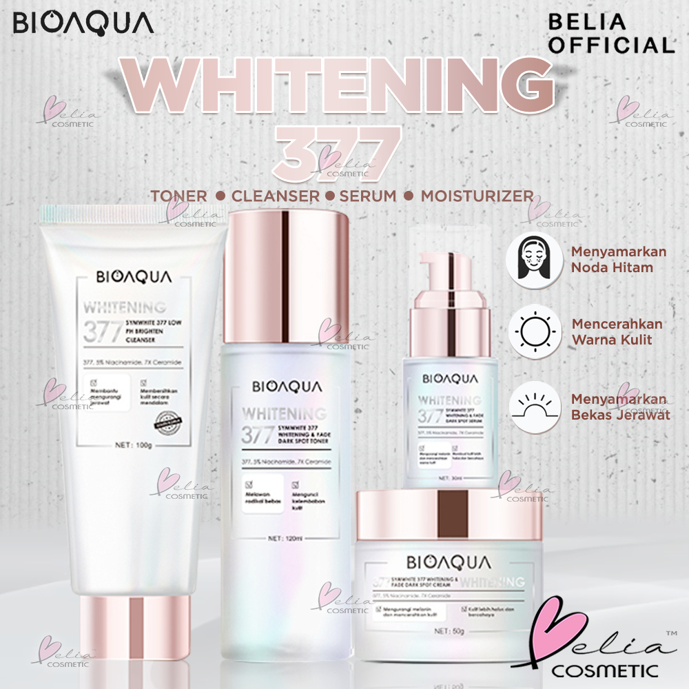 Jual BELIA BIOAQUA SymWhite 377 Whitening & Fade Dark Spot | Skincare | Flek Hitam | Toner ...