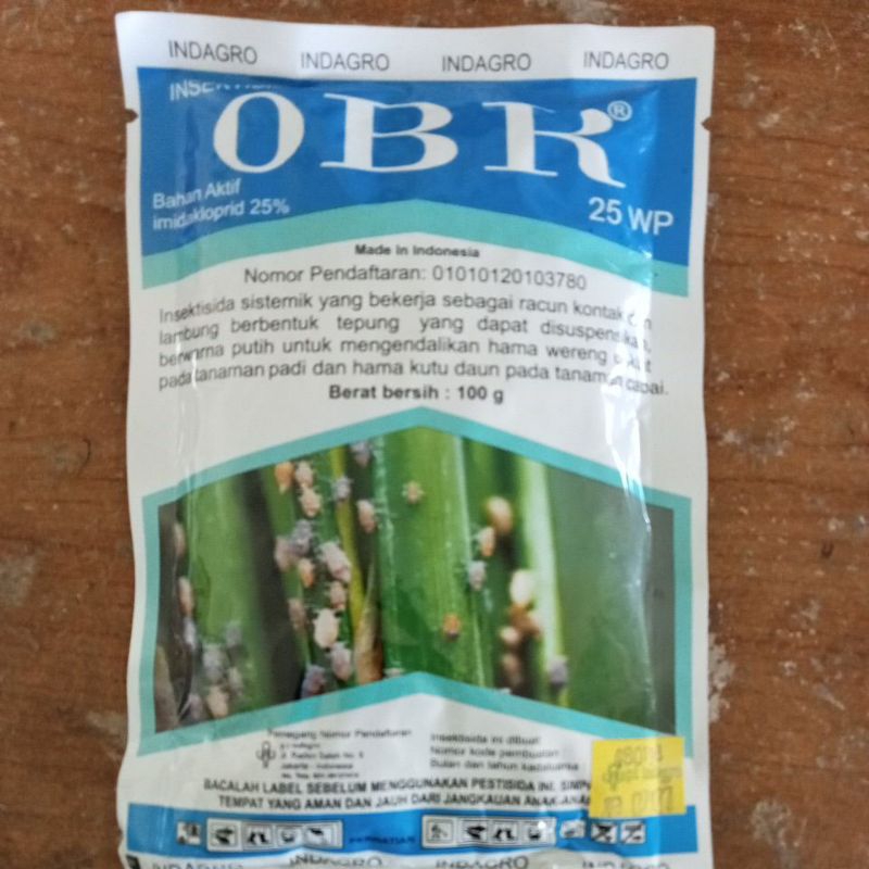 Jual Insektisida sistemik OBR 25WP 100GR | Shopee Indonesia