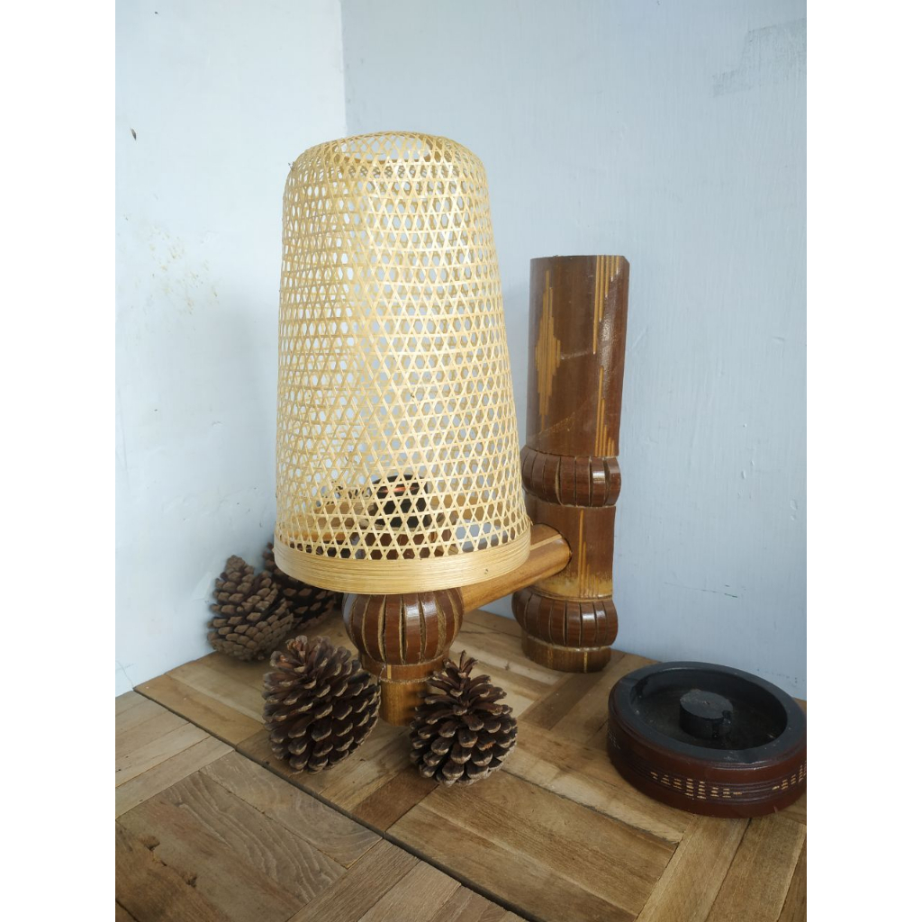 Jual Lampu Hias Bambu Tempel / Hiasan Lampu Tempel Bambu / Hiasan Lampu ...
