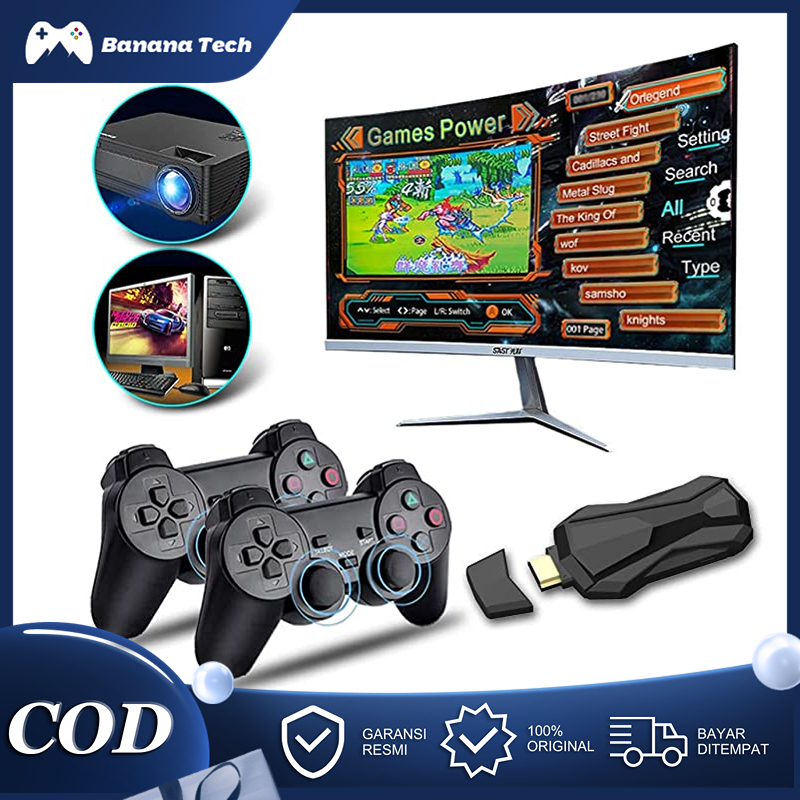 Jual Banana Tech 4K HD Game Stick Mini Console Box Retro TV Video Game ...