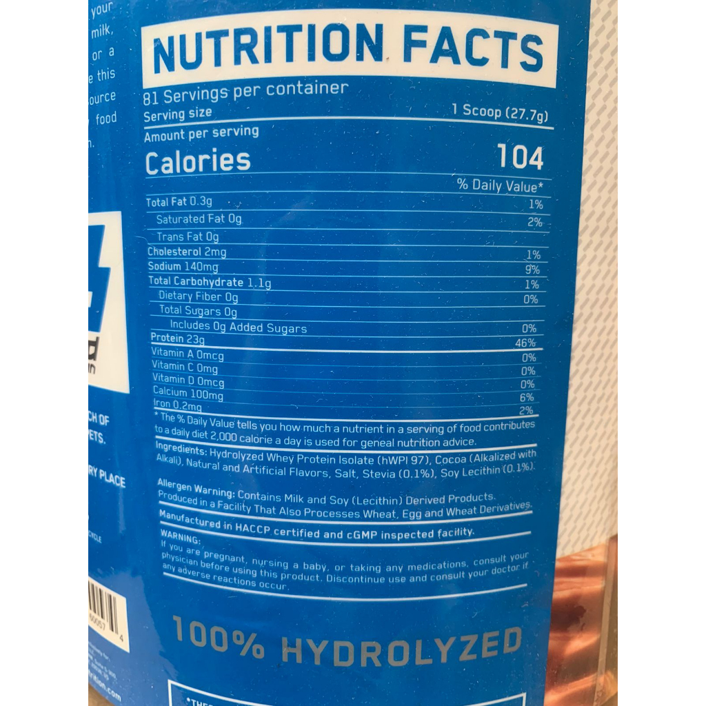 Jual Everbuild Nutrition Ultra Hydrolyzed Iso Build 5 Lbs Isolate ...