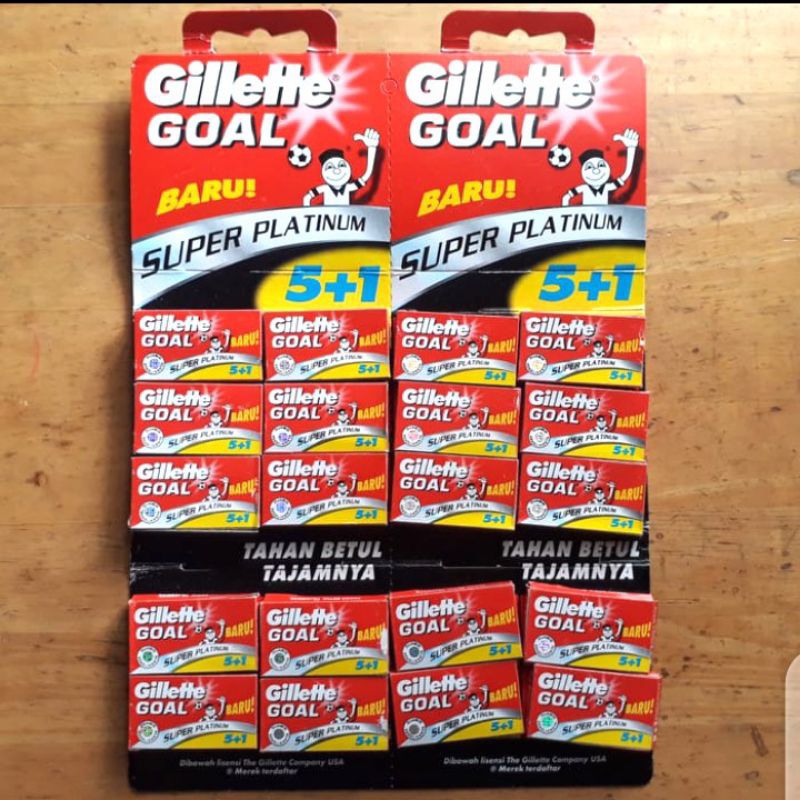 Jual SILET GOAL GILLETE isi 5+1 | Shopee Indonesia