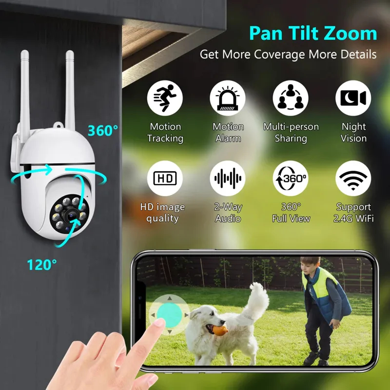 Jual YOOSEE IP CAMERA PTZ MINI 8MP FULL HD 1080P WIRELESS CCTV WIFI ...