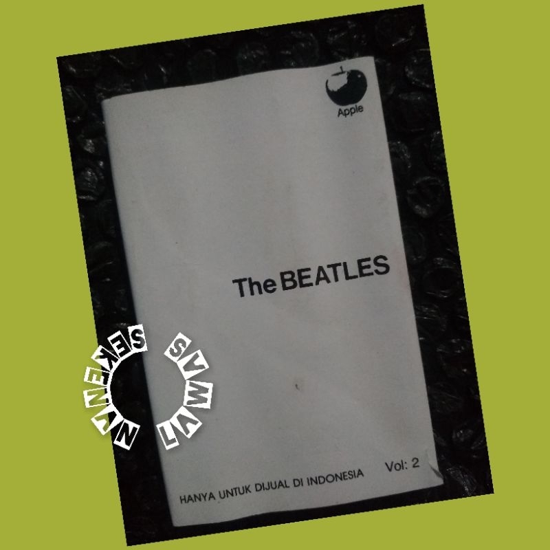 Jual Kaset Pita The Beatles - White Vol. 2 /Cover Lengket /Pita Bagus | Shopee Indonesia