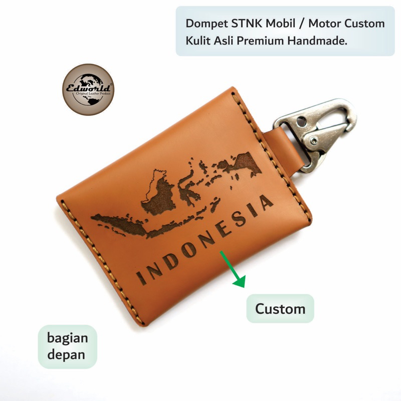 Jual Dompet STNK Mobil / Motor Kulit Asli Custom | Shopee Indonesia