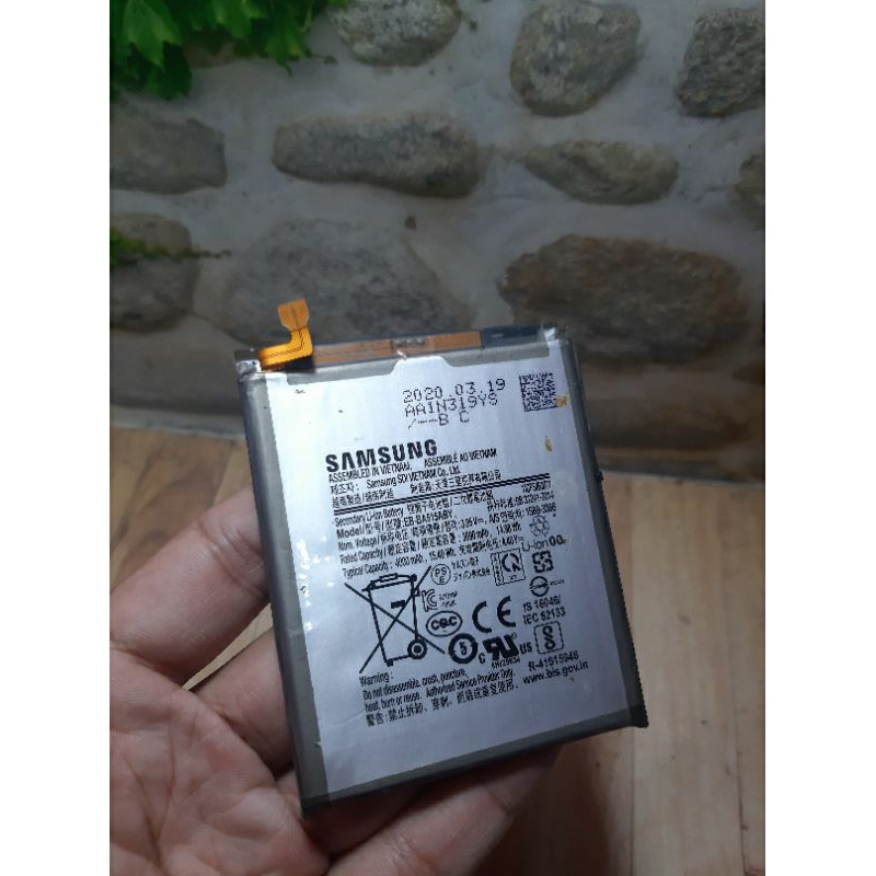 Jual baterai Batre Batu Ori Copotan Samsung A51 sm A515f Ds | Shopee Indonesia