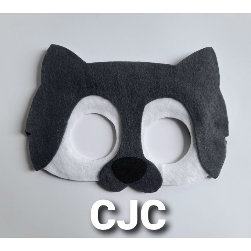 Jual topeng flanel husky dog/topeng karakter | Shopee Indonesia
