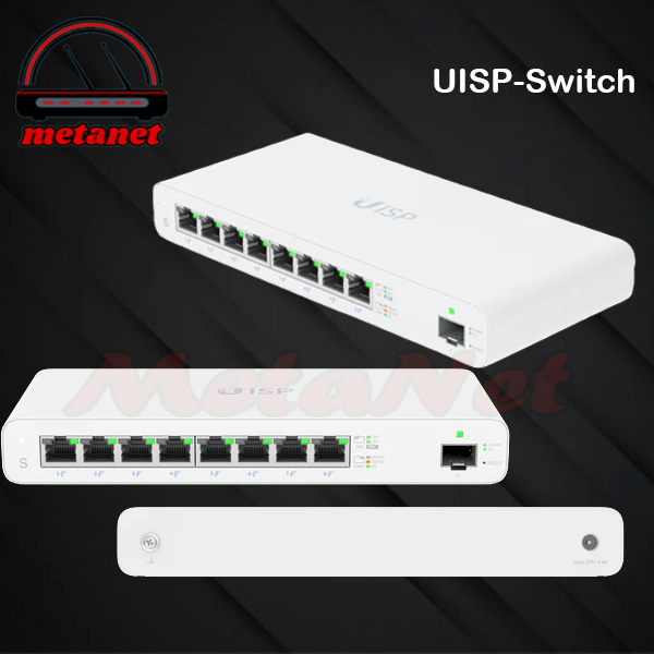 Jual Ubiquiti UISP-S | UISP Switch 8 Port Gigabit PoE Switch | Shopee ...