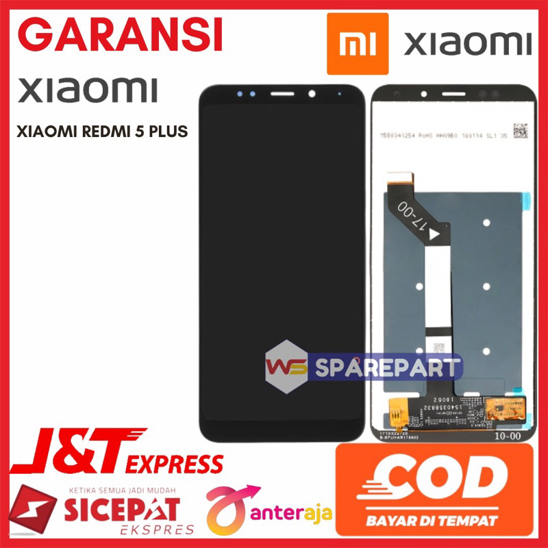 Jual LCD XIAOMI REDMI 5 PLUS - ORIGINAL FULLSET | Shopee Indonesia