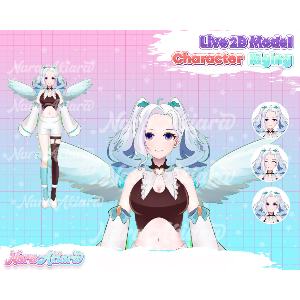 Jual Segera Dapatkan Karakter Anime Vtuber Model Live2D Siap Pakai yang ...