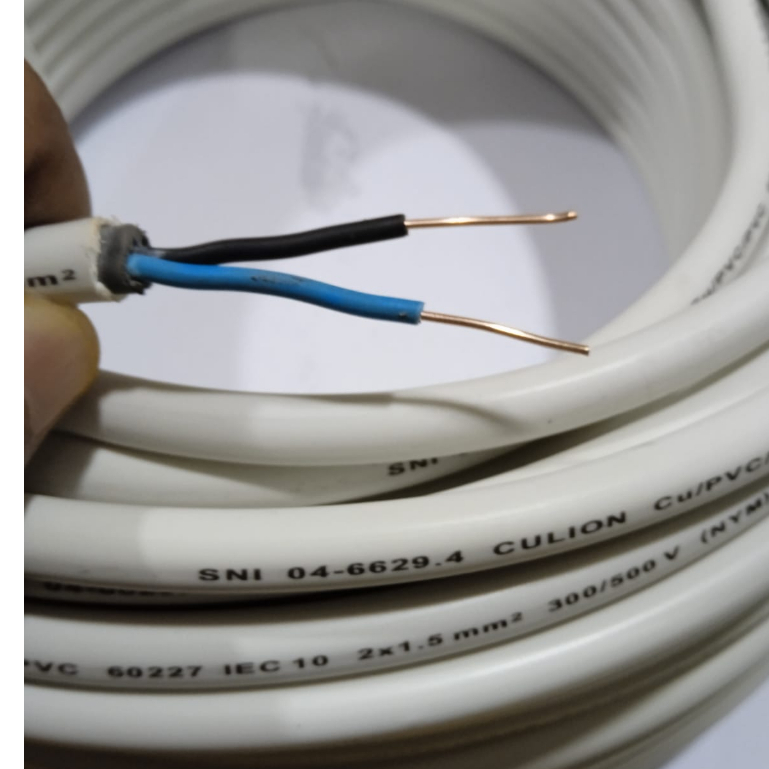 Jual Kabel Listrik NYM Kawat Tembaga 2 x 1,5 Panjang 5 Meter | Shopee Indonesia