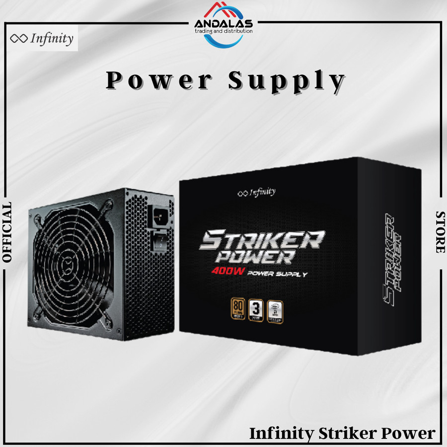 Jual PSU Power Supply Infinity Striker Power 420 Watt 80+ Bronze ...