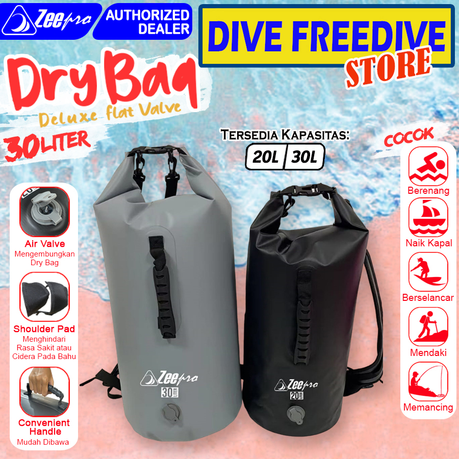 Jual Dry Bag Zeepro Deluxe 30 Liter 30L Tas Anti Air Waterproof Pelampung Buoy Ransel Slempang ...