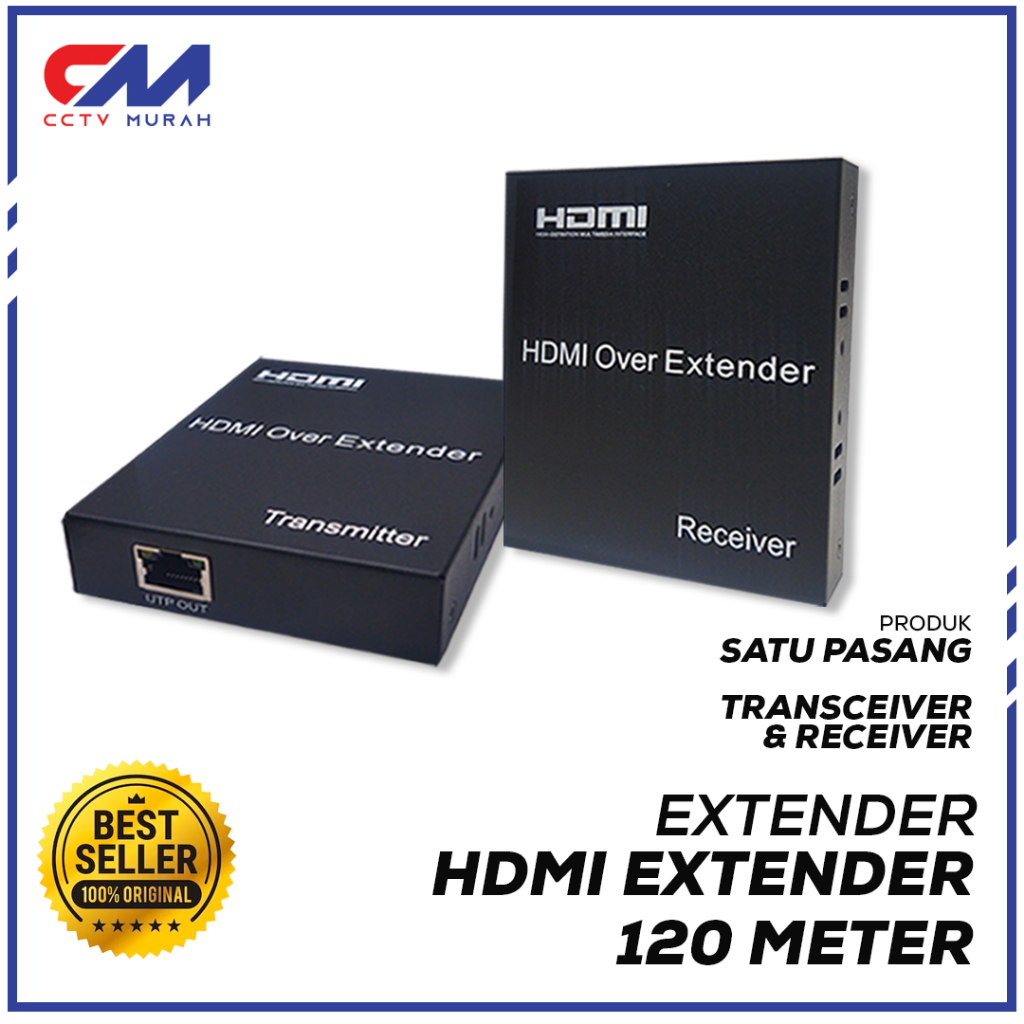 Jual HD UTP EXTENDER 100M CAT 5E/6 - 120 M | Shopee Indonesia
